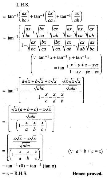 Rbse Solutions For Class 12 Maths Chapter 2 Inverse Circular Functions