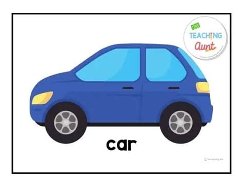 Transportation Flashcards The Teaching Aunt