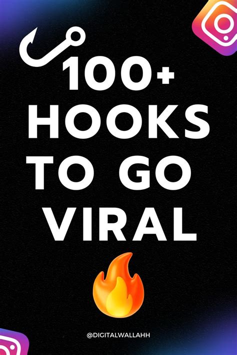 100 hooks to go viral on instagram
