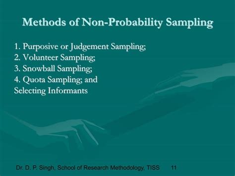 Sampling Methods D P Singh Ppt