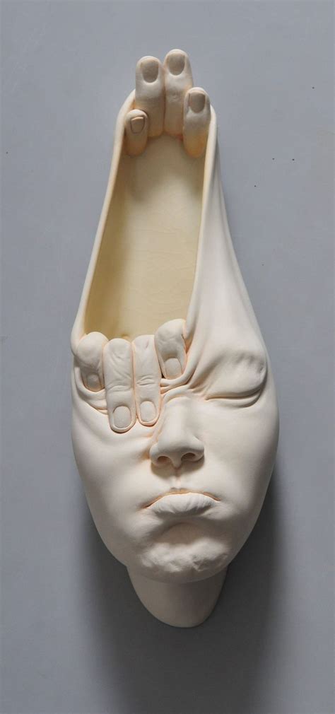 Open Mind New Warped Face Sculptures By Johnson Tsang — Colossal