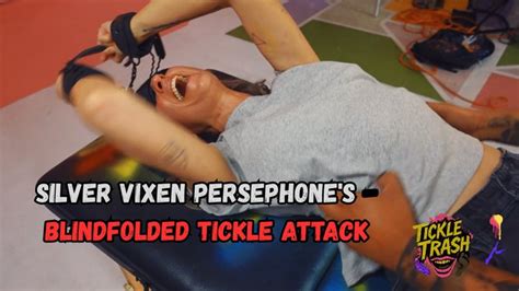 Silver Vixen Persephones Blindfolded Tickle Attack Tickle Trash