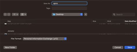 how to generate apns certificate in ios apnspush