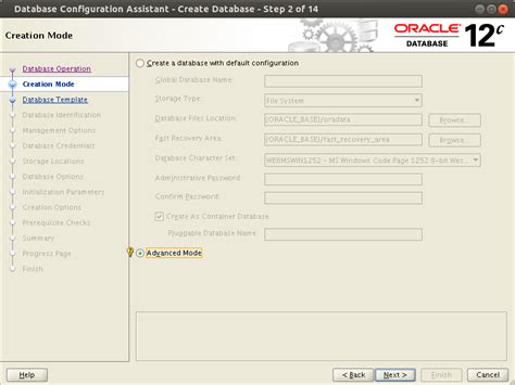 Инсталляция Oracle Database 12c в Oracle Linux 6 7 Создание экземпляра базы данных Instance