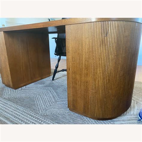 Cb2 Reid Oval Desk Aptdeco