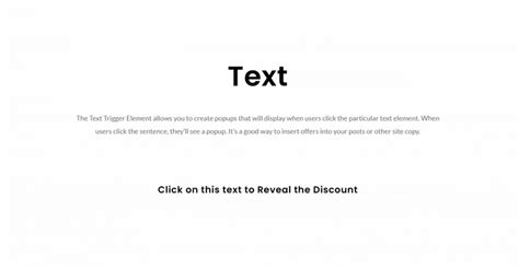 Create Custom Pop Up Messages With Text Trigger Divi Modal Popup Plugin
