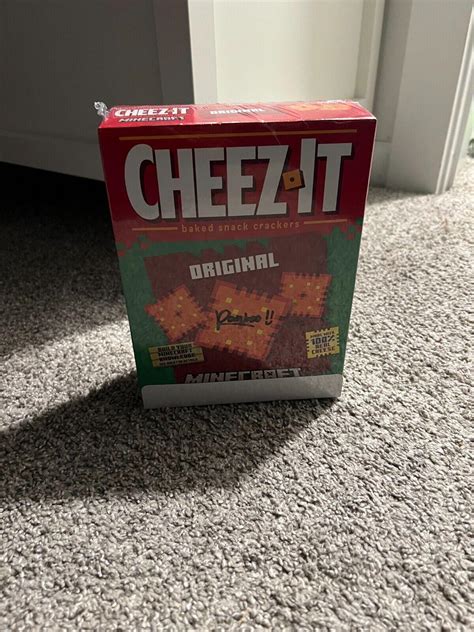 Limited Edition Ranboo Minecraft Cheez It Box 4557721219