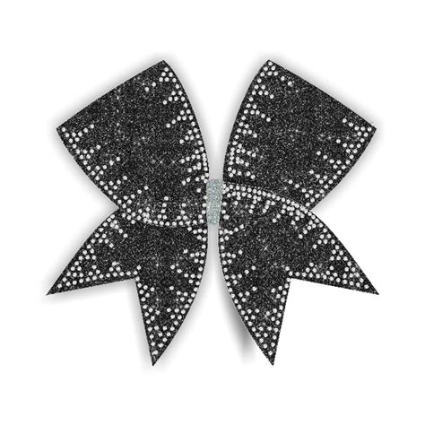 3 Rhinestone Icicle Edge Bow Strip Cheer Bow Supply