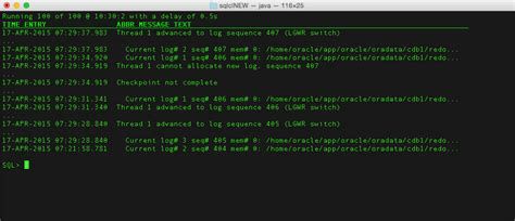 Tailing The Oracle Alert Log With SQLcl