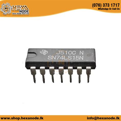 74ls15 Dip Triple 3 Input Nand Gate With Open Collector Outputs Hexa