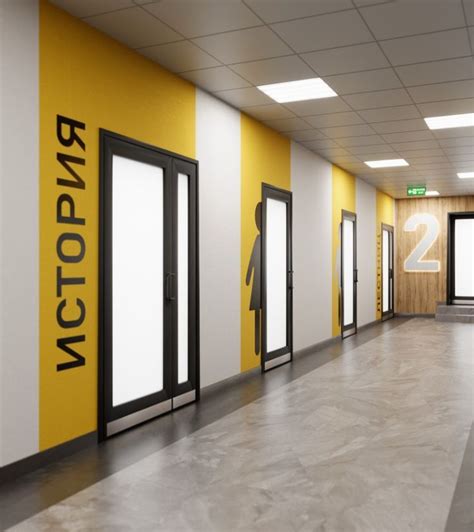 Дизайн школьного коридора School Corridor Design Школьные коридоры Учебные помещения Дизайн