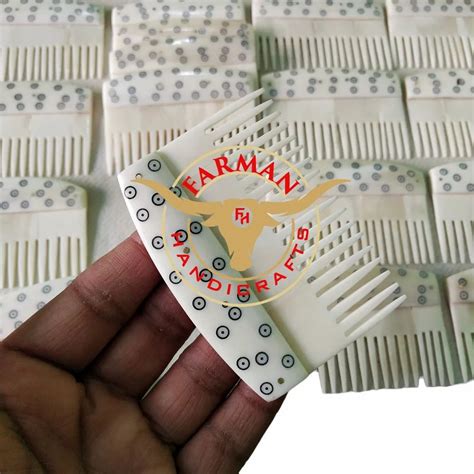 Buffalo White Bone Beard Comb 5 Inch At ₹ 250piece In Sambhal Id