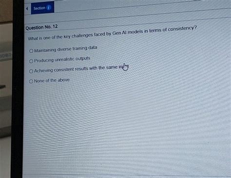 Section I Question No 12 What Is One Of The StudyX