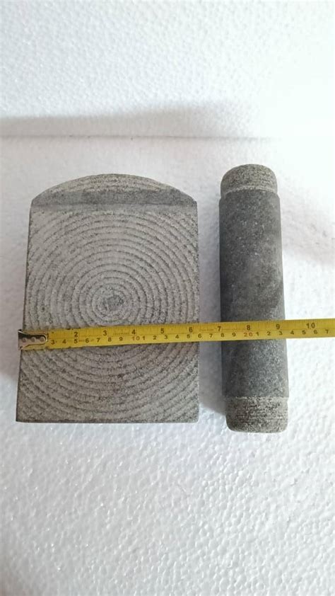Ammi Kallu Stone Grinder Stone Silbatta 6x10 Inch Chutney Grinding Hand Grinder Grinding