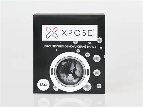 Xpose Obrúsky Pre Obnovu čiernej Farby 12 Ks Rodinné Balení