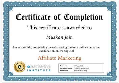 Muskan Jain On Linkedin Marketing Certificate Happylearning Achieved Keeplearning
