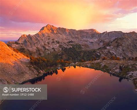 Liberty Lake Lake Peak Ruby Range Great Basin Range Near Elko Humbolt National Forest Nevada