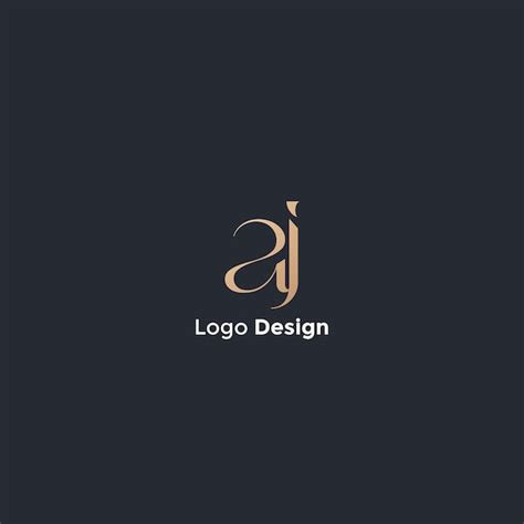 Premium Vector Aj Initial Logo Design Vector Image
