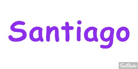 Santiago Nombre Diseños De Logotipos  Animados