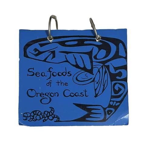 Seafoods Of The Oregon Coast Cookbook Recipes Lincoln County 4h Salmon Crab Etsy