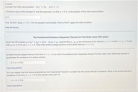 solved consider the initial value problem 2xy′ 4y y 1 −1