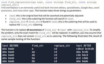 Answered Void Find Replace String Text Const String Find Str Const String Replace Str