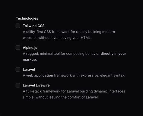 Checkbox List Forms Filament