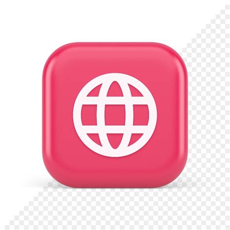 글로벌 인터넷 연결 Gps 행성 버튼 네트워크 웹 비즈니스 통신 3d 아이콘 프리미엄 Psd 파일