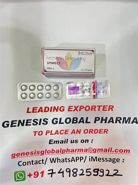 Spimect 6mg Spimet Ivermectin Tablets 6 Mg At ₹ 200 Strip Of 10 Tablets