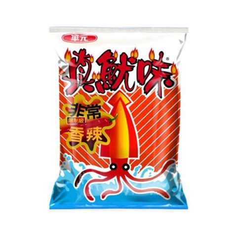 Get Hwa Yuan Cuttlefish Crackers Hot And Spicy Flavored Delivered