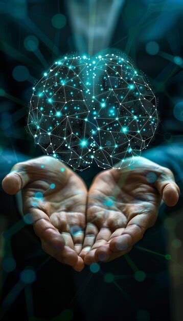 Digital Revolution Futuristic Visualization Of Neural Network In