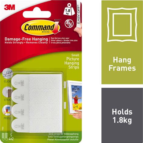Command Picture Hanging Strips Small Decor 8 Stornoway