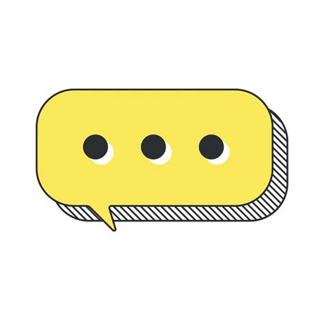 Message Speech Bubble Three Dots 16062328 Vector Art At Vecteezy
