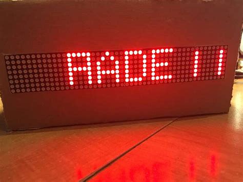 LED Matrix Display MD Parola MD MAX72xx And MD MAXPanel Page 42 Showcase Arduino Forum