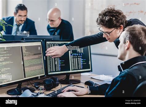 Startup Business Problem Solving Software Developers Working On