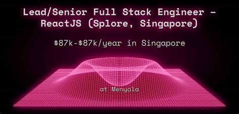 Web3 Leadsenior Full Stack Engineer Reactjs Splore Singapore 87k 87k In Singapore At