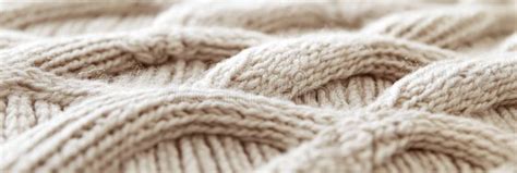 Close Up Of Beige Wool Knit Texture Highlighting Cable Knit Pattern Stock Image Image Of