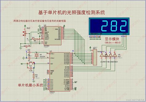 基于单片机的光照检测系统—光敏电阻单片机环境光照检测系统 Csdn博客