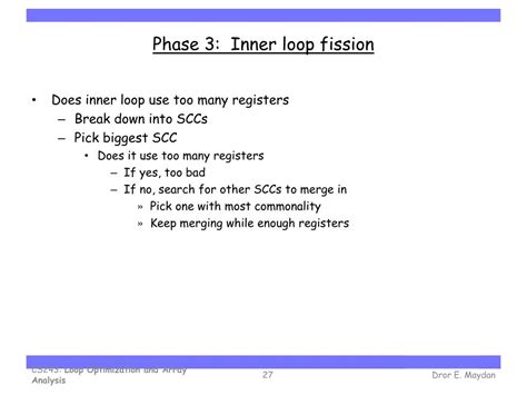 Ppt Lecture 15 Loop Transformations Powerpoint Presentation Free