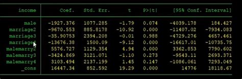 stata应用 线性回归 交互项 哔哩哔哩