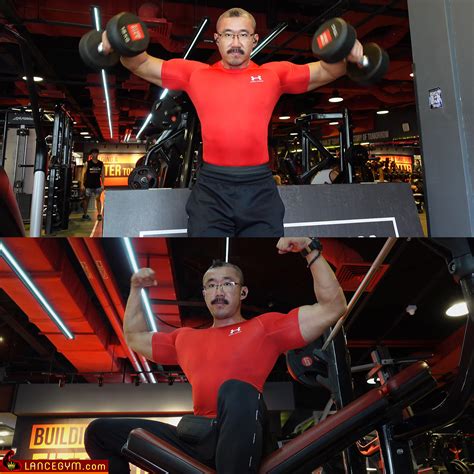 Pumping Muscle In The Gym Vol 1 Lancegym Bina Badan Abang Lance