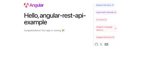 Angular Rest Api And Client Tutorial With Example