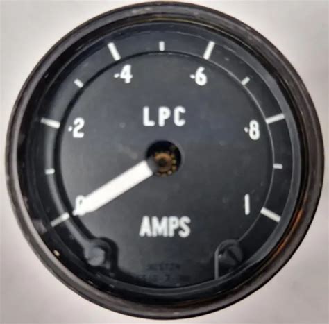Raf Aircraft Lpc Amps Gauge Indicator Aviation Art Upcycle Props £29 00 Picclick Uk