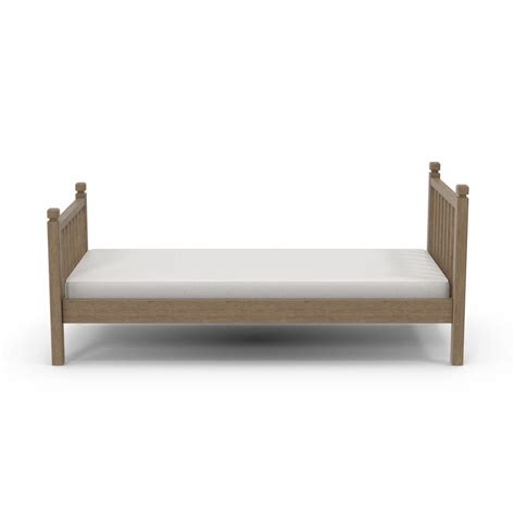 3d Wooden Bed Turbosquid 2065292