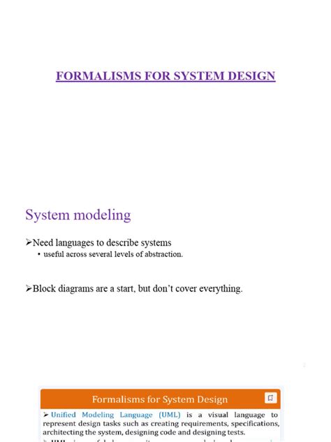 formalisms for system design pdf class computer programming