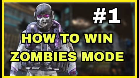 How To Win Codm Zombies Mode Part 1 Youtube