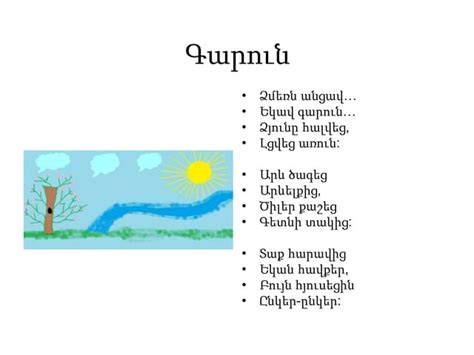 գարնան մասին ոտանավոր Ppt