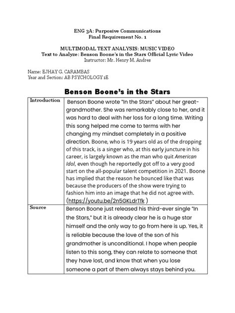 Multimodal Text Analysis Template Ejhay Pdf Multimodal Text Analysis Template Ejhay Pdf