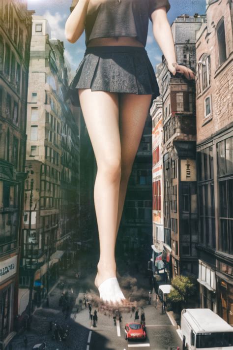 Giantess Mini Skirt By Pancyber On Deviantart