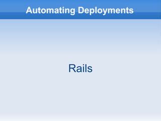 Automating Deployments PPT Free Download